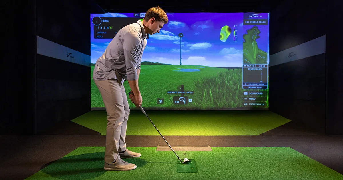 How to Swing a Golf Club at an X-Golf Simulator | X-Golf Rockwall